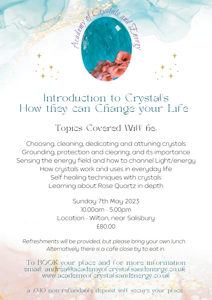 Workshops - Academy of Crystals & Energy